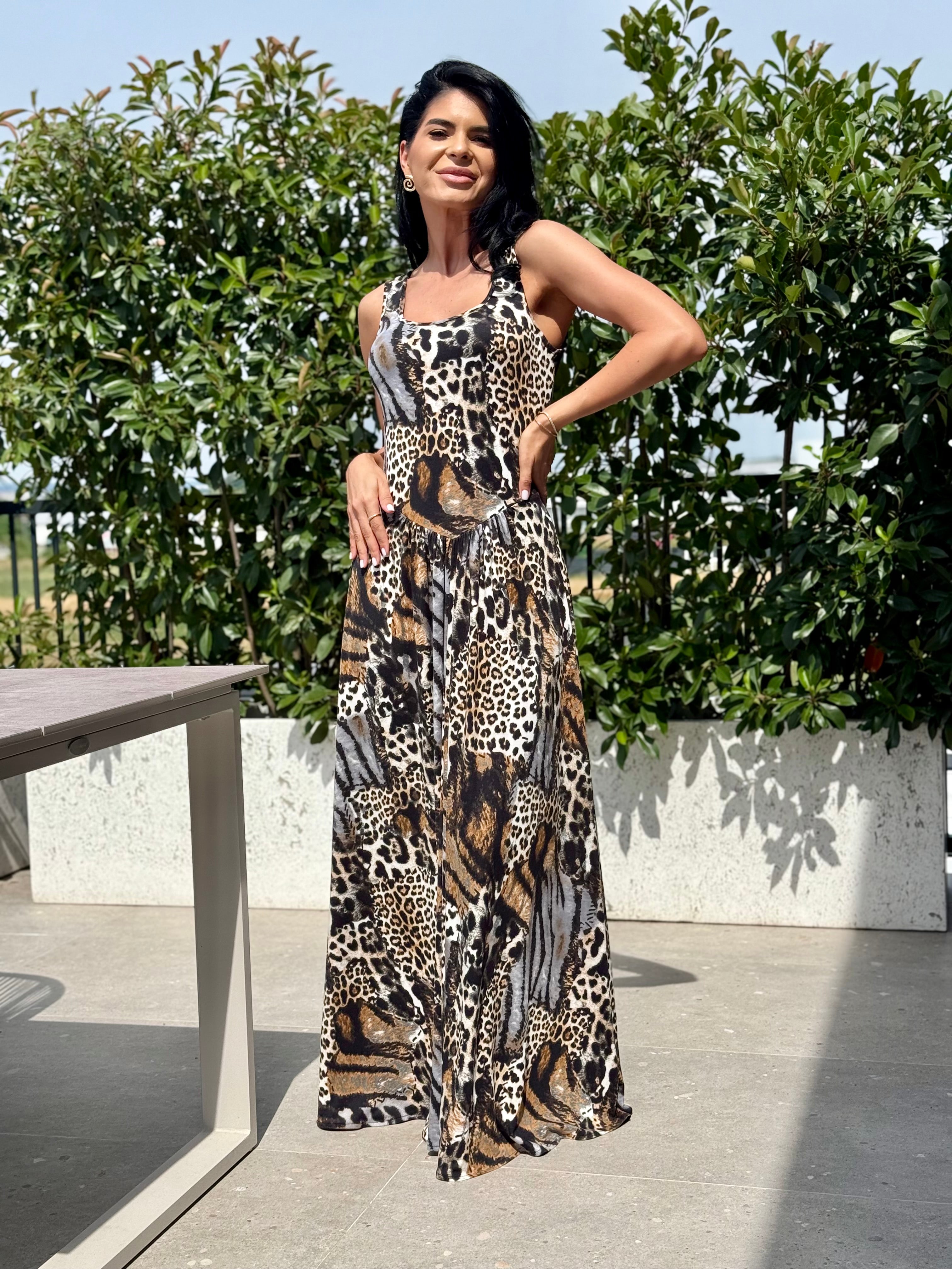 Rochie Roma - Wild Print – Ramona Bădescu Exclusive