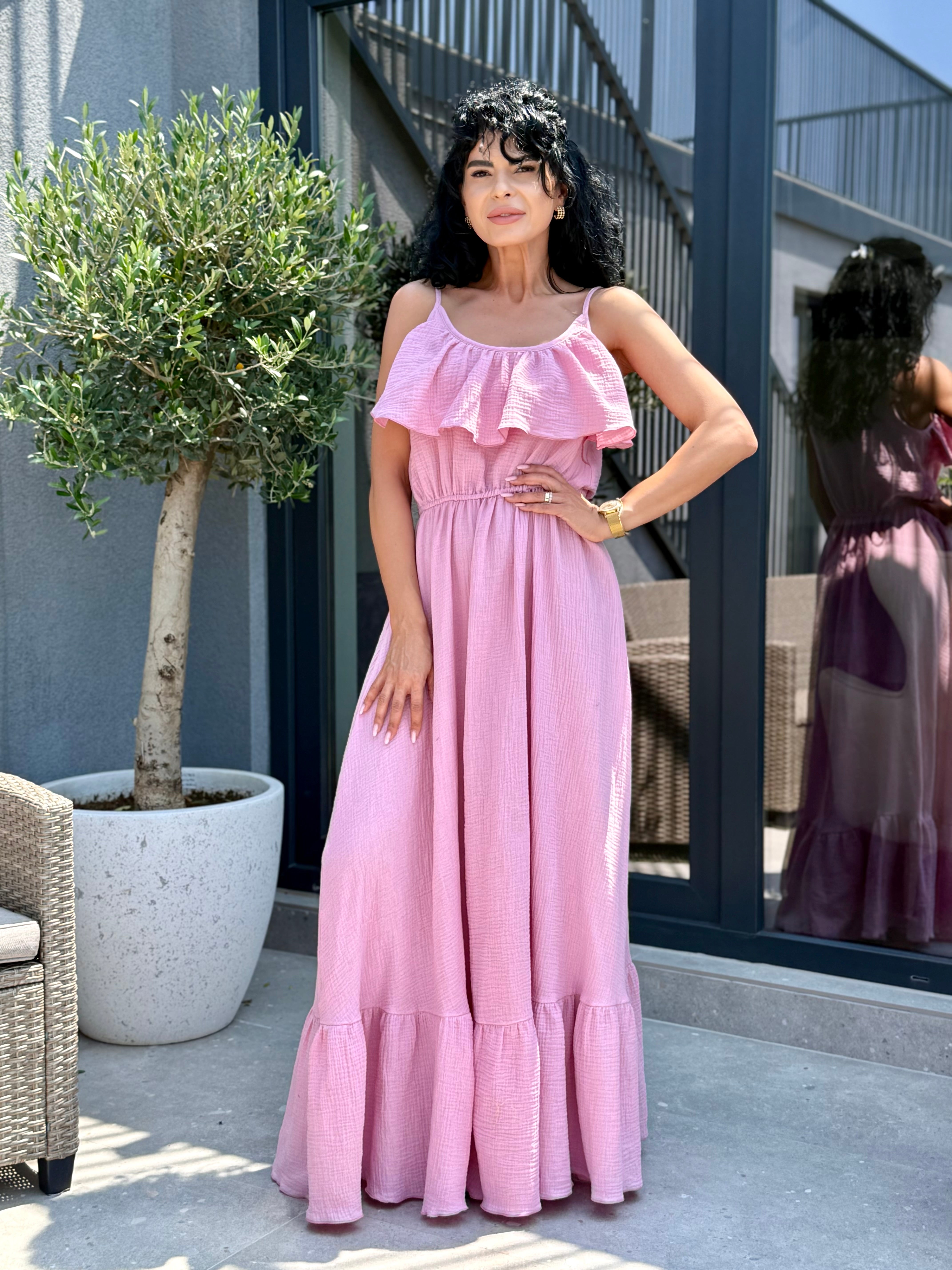 Rochie Rozalia - Roz Pudra – Ramona Bădescu Exclusive