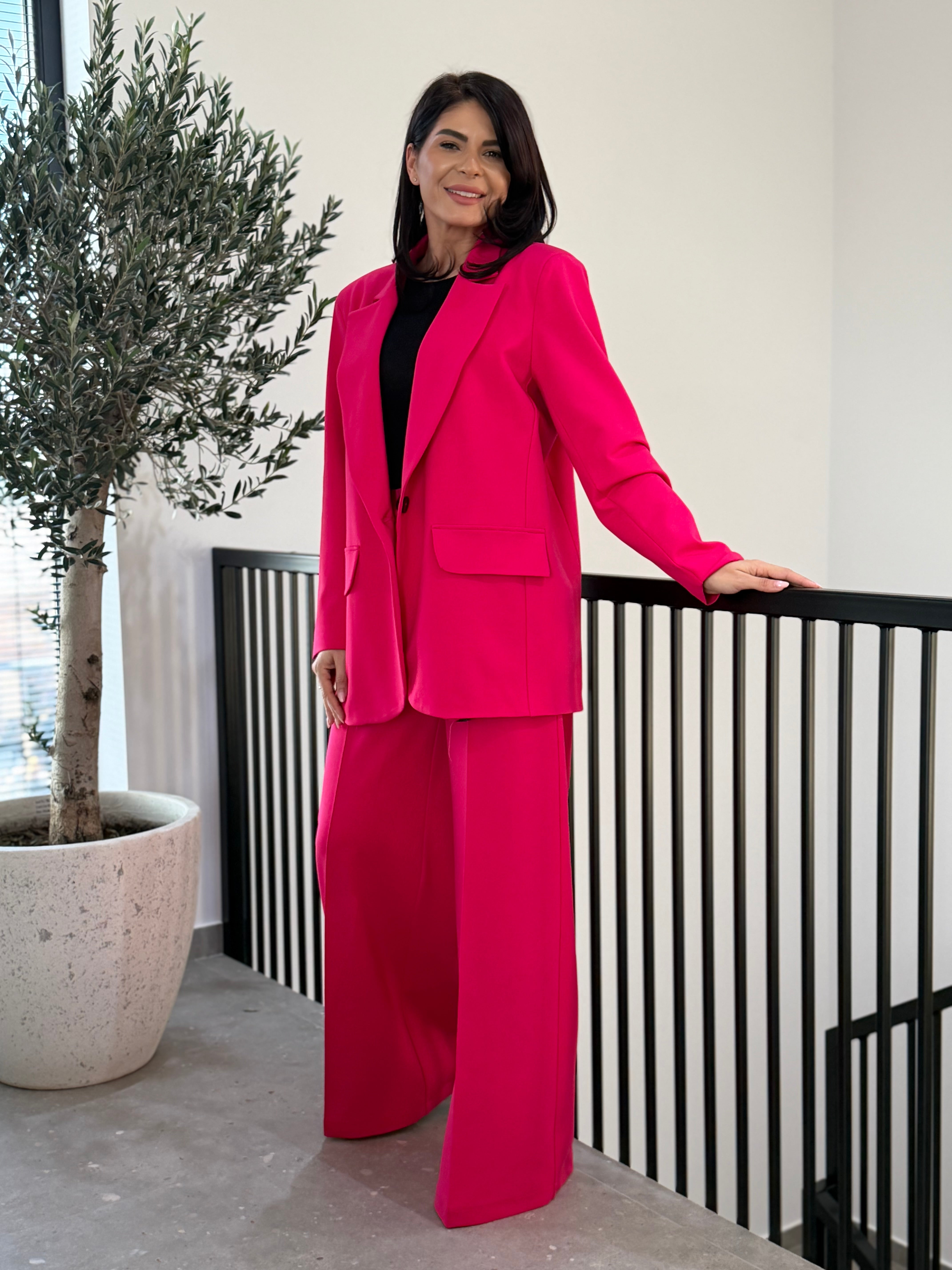 Costum Beth - Berry Pink – Ramona Bădescu Exclusive
